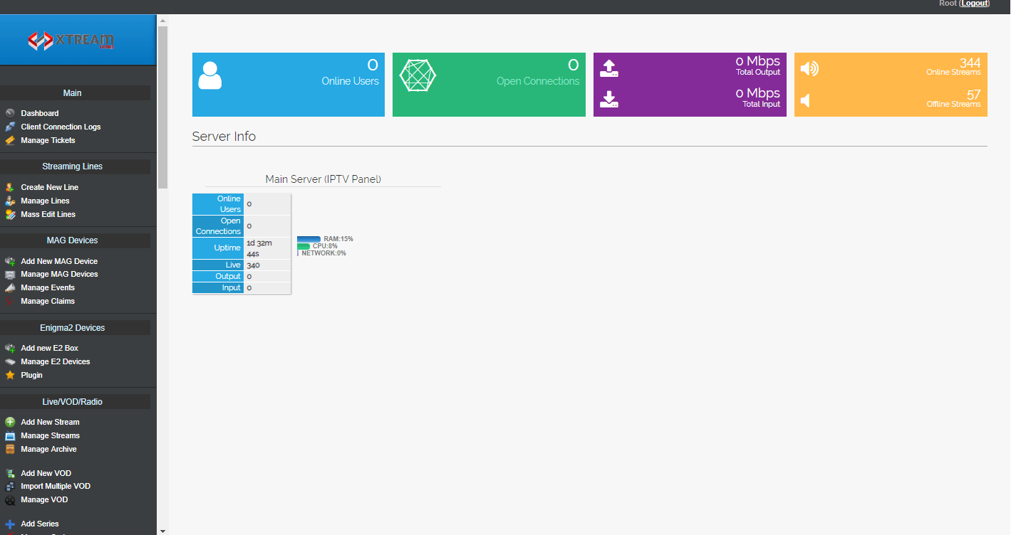 Xtream Codes Kurulumu ️ IPTV - Yayın Ekleme Doküman