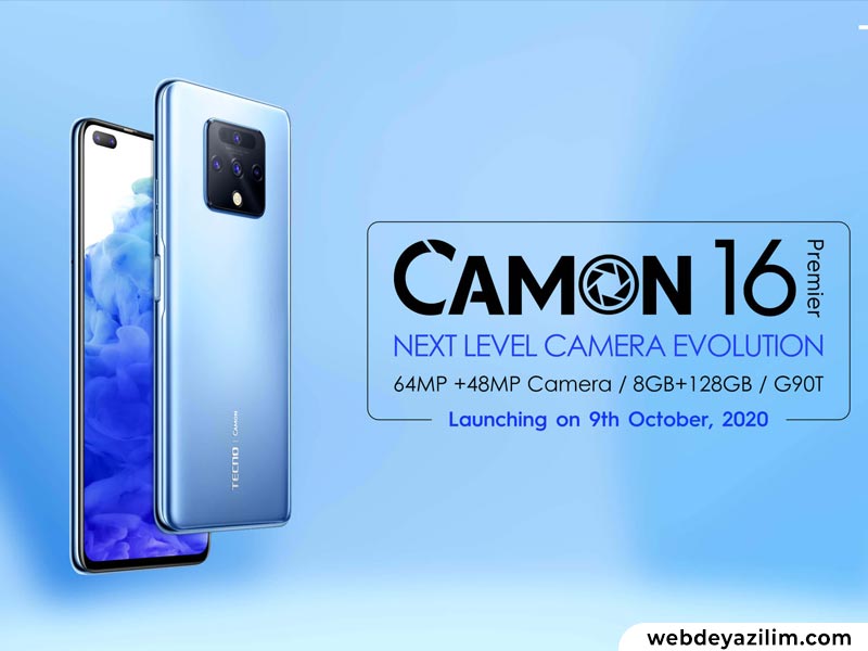 Tecno Camon 16 Premier Özellikleri ve Fiyatı - Amiral Gemisi Gibi